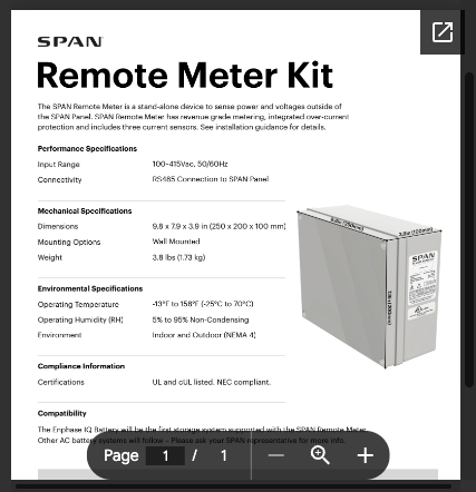Remote Meter Kit