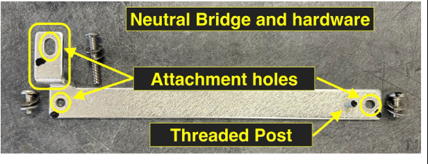 Field Service: Gen 2 neutral bridge bar