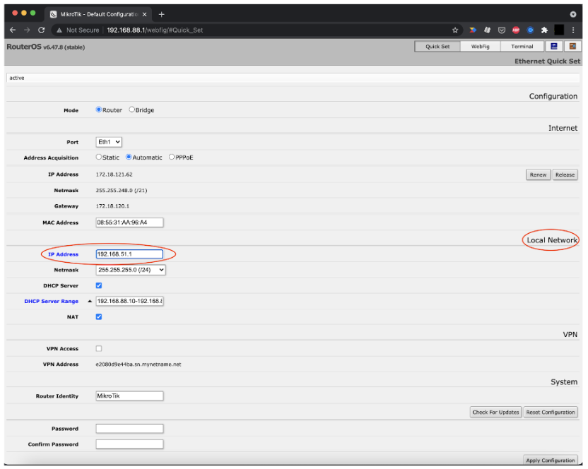 App Note: SPAN Networking Kit