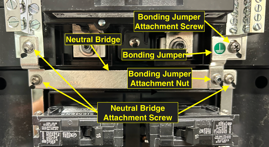 Field Service: Gen 2 neutral bridge bar